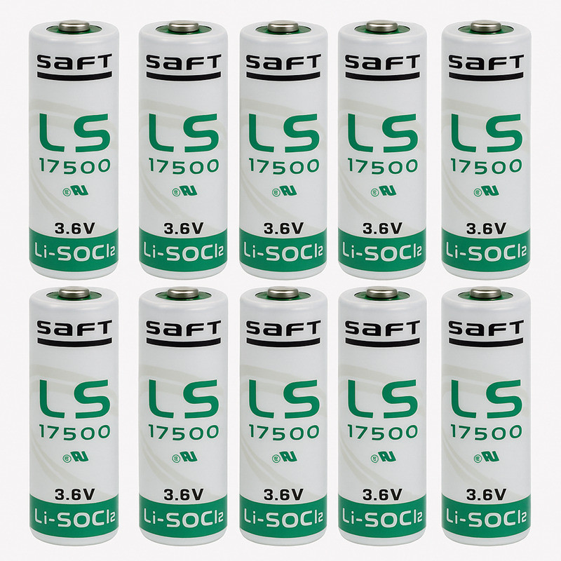 10 Piles LS17500 Saft Lithium 3,6V